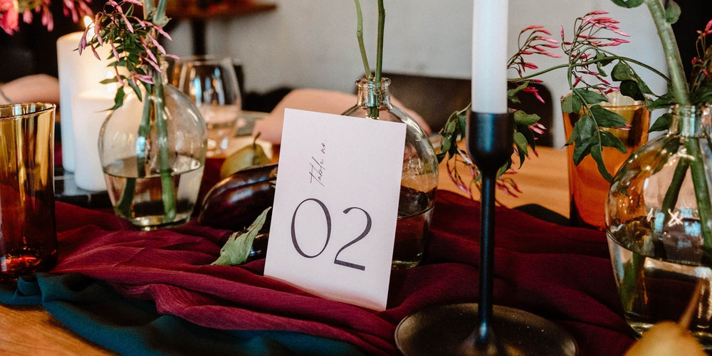 A DIY Guide & Expert Tips for Elegant Wedding Table Numbers, AU | TWS