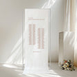 Classic Linen Seating Chart Template, AU | TWS