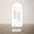Classic Linen Seating Chart Template, AU | TWS