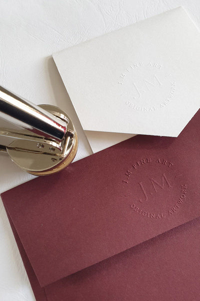 Custom Embossing Stamp - Wedding Invitation Embosser – TimberWink Studio AU