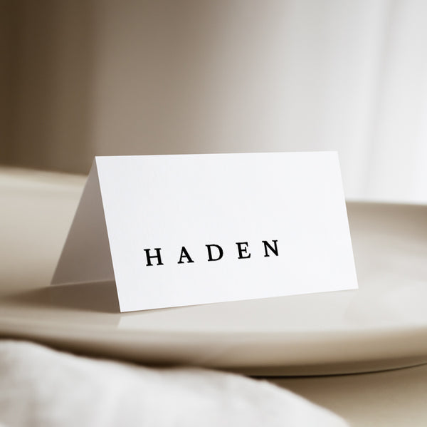 Elegant Wedding Placement Cards Template, US | TWS