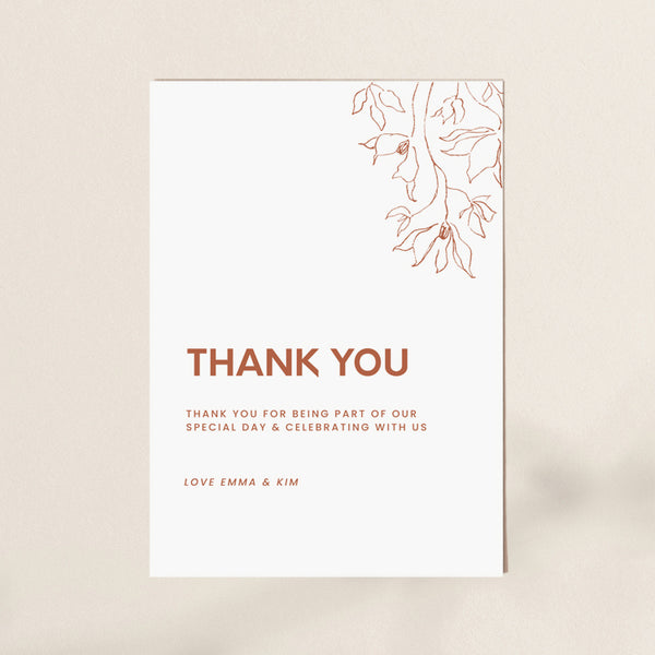 Thank You Card - Kim | Semi-Custom – TimberWink Studio US