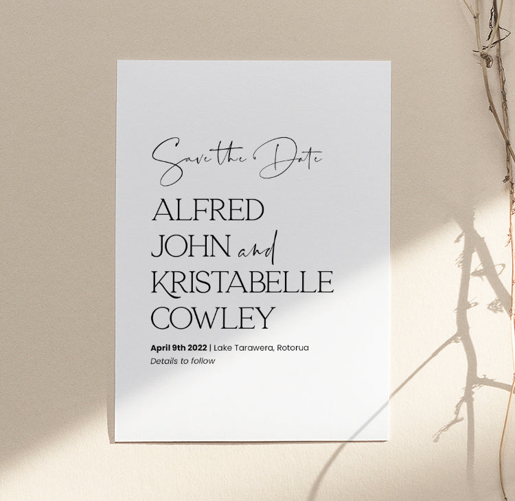 Save the Dates - Kristabelle | Semi-Custom, US | TWS